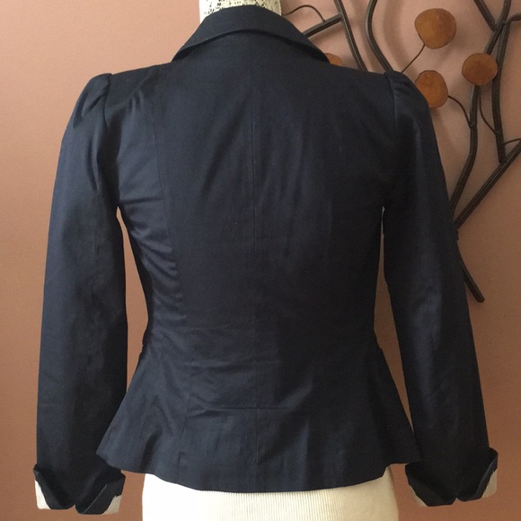 H&M | Jackets & Coats | Hm Military Style Navy Jacket Size 2 | Poshmark